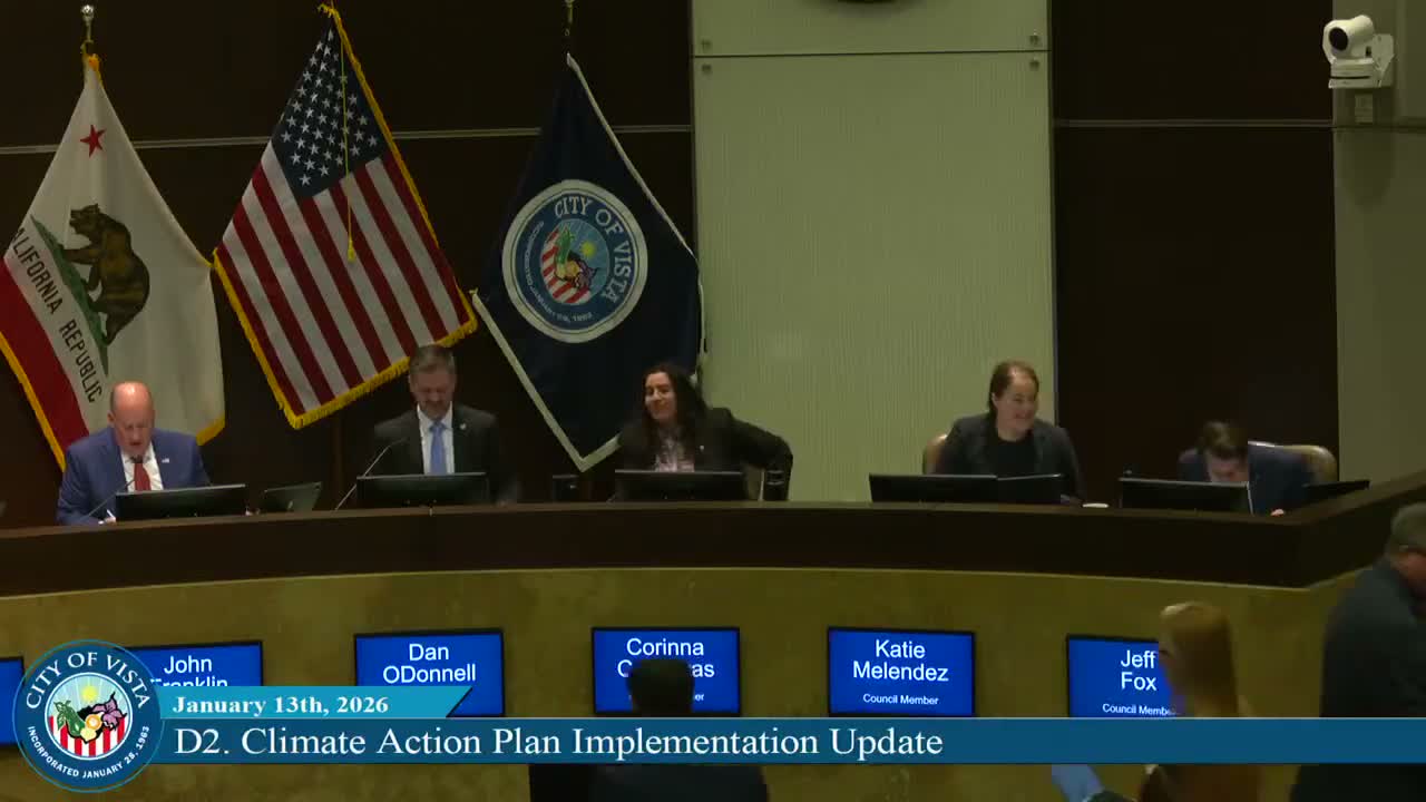 CitizenPortal.ai - Vista presents Climate Action Plan progress: 621 kW ...