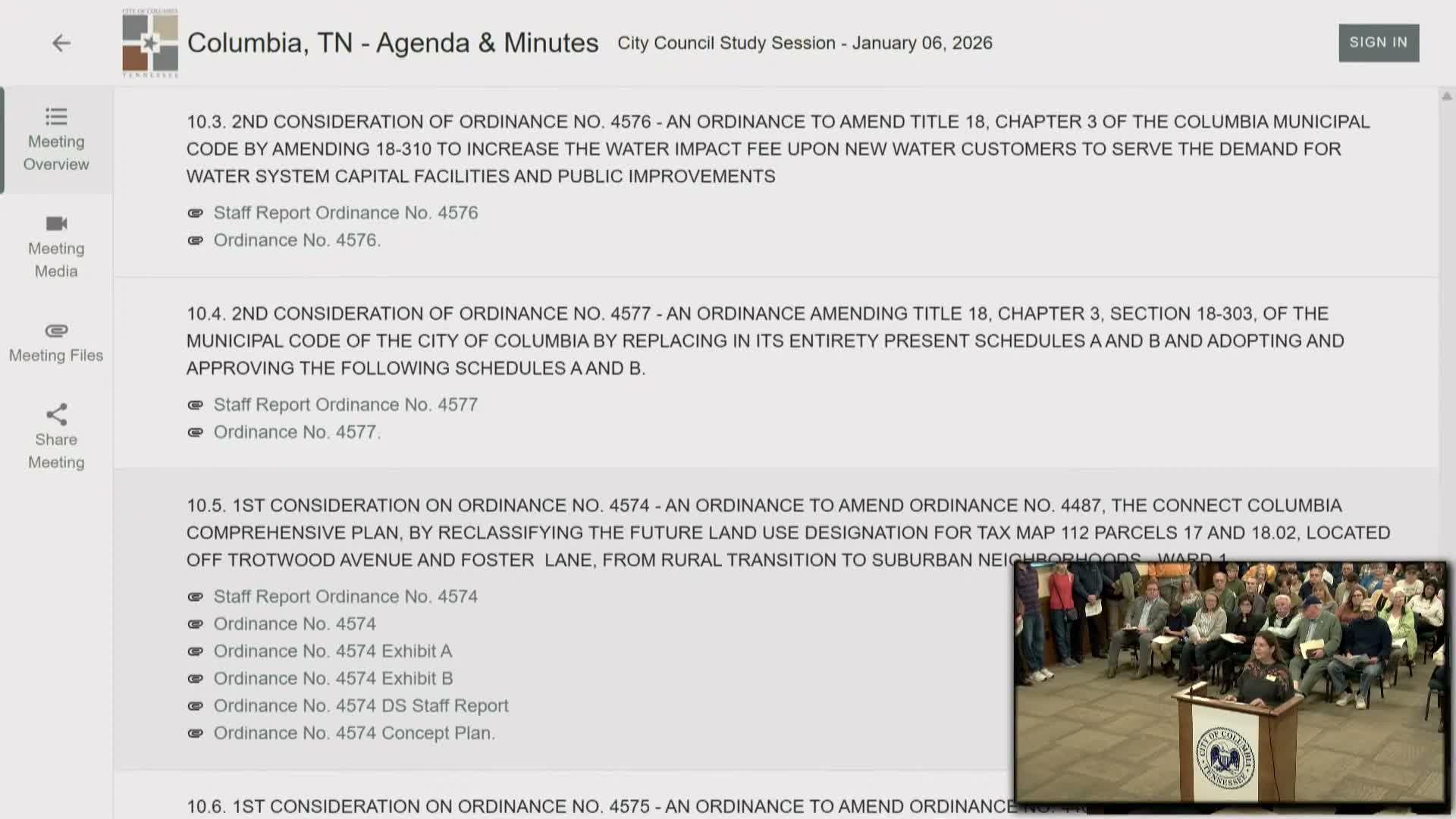 CitizenPortal.ai - Columbia study session on $500M water project ...