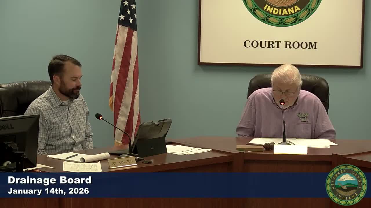 CitizenPortal.ai - Drainage board tables $49,200 reconstruction task ...