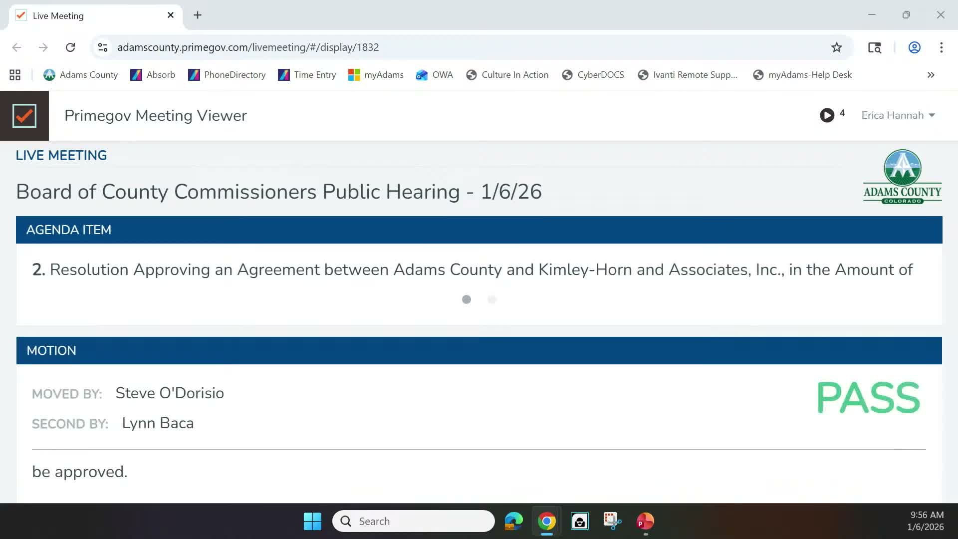 CitizenPortal.ai - Adams County approves amendment to Texas Pipe ...