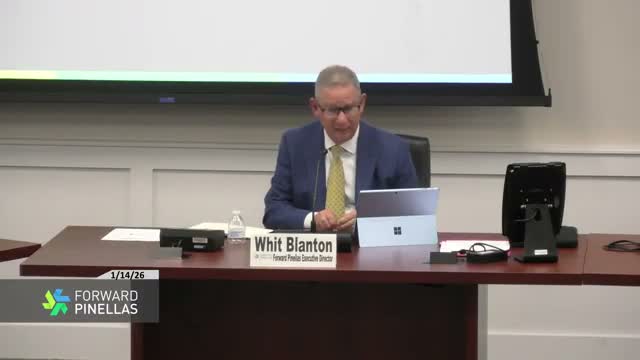 CitizenPortal.ai - Forward Pinellas continues talks on regional MPO ...