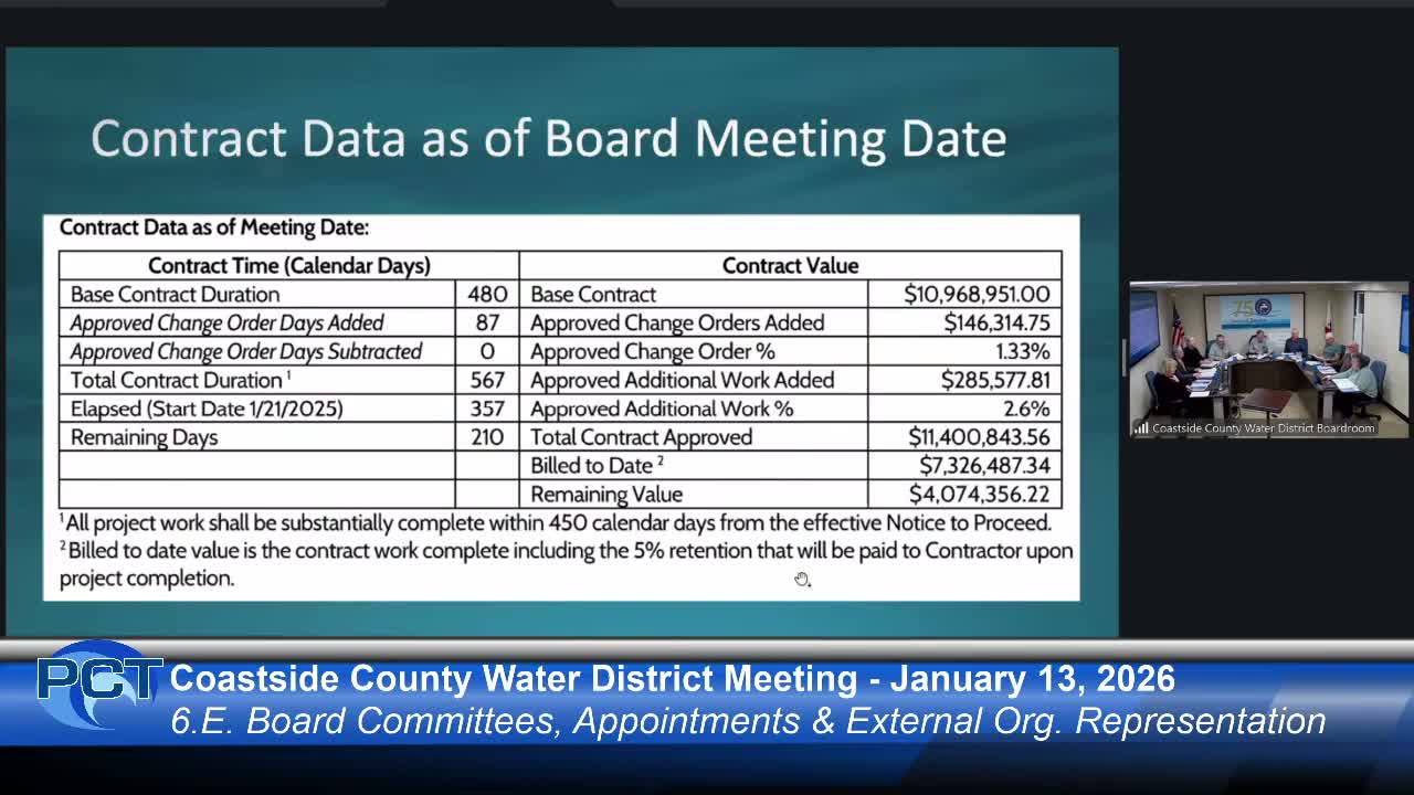 CitizenPortal.ai - Board hears tank construction, well-project and ...