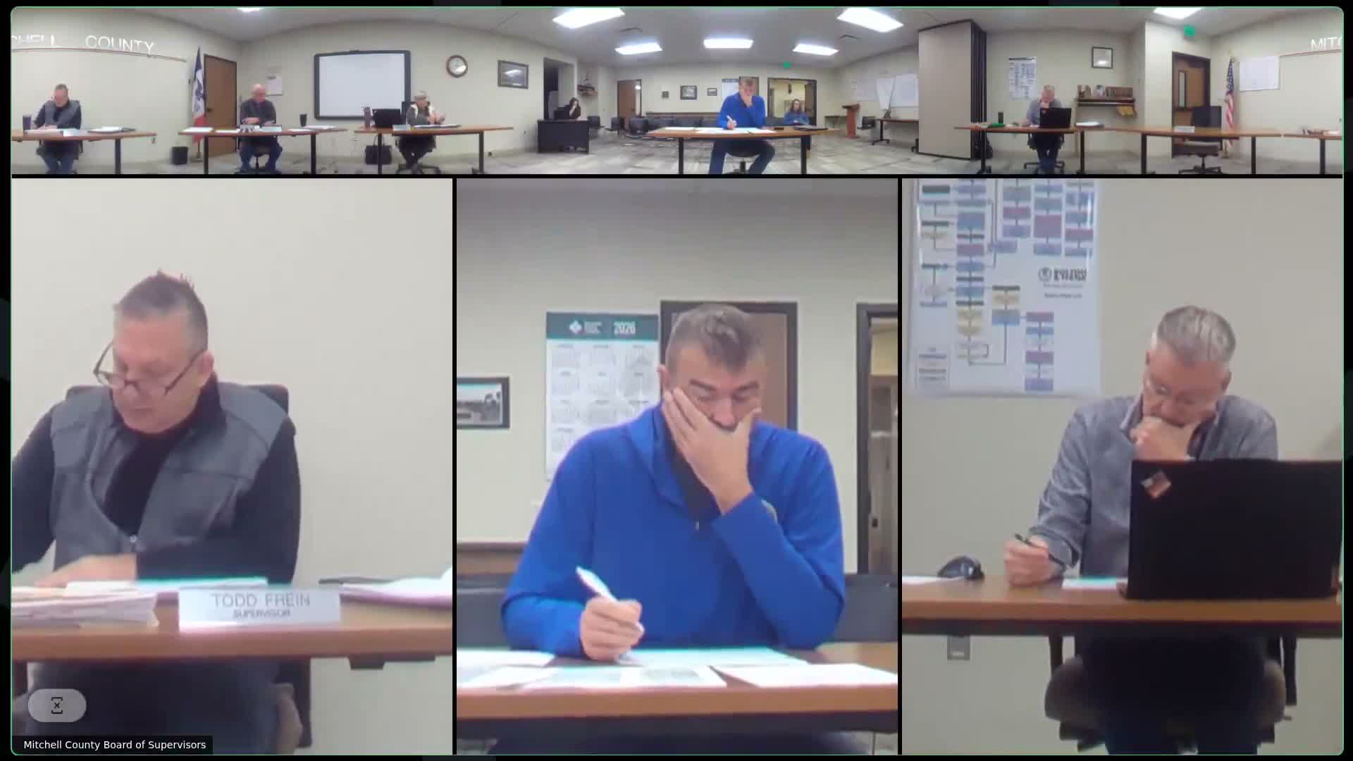 CitizenPortal.ai - Mitchell County board opens meeting and approves agenda