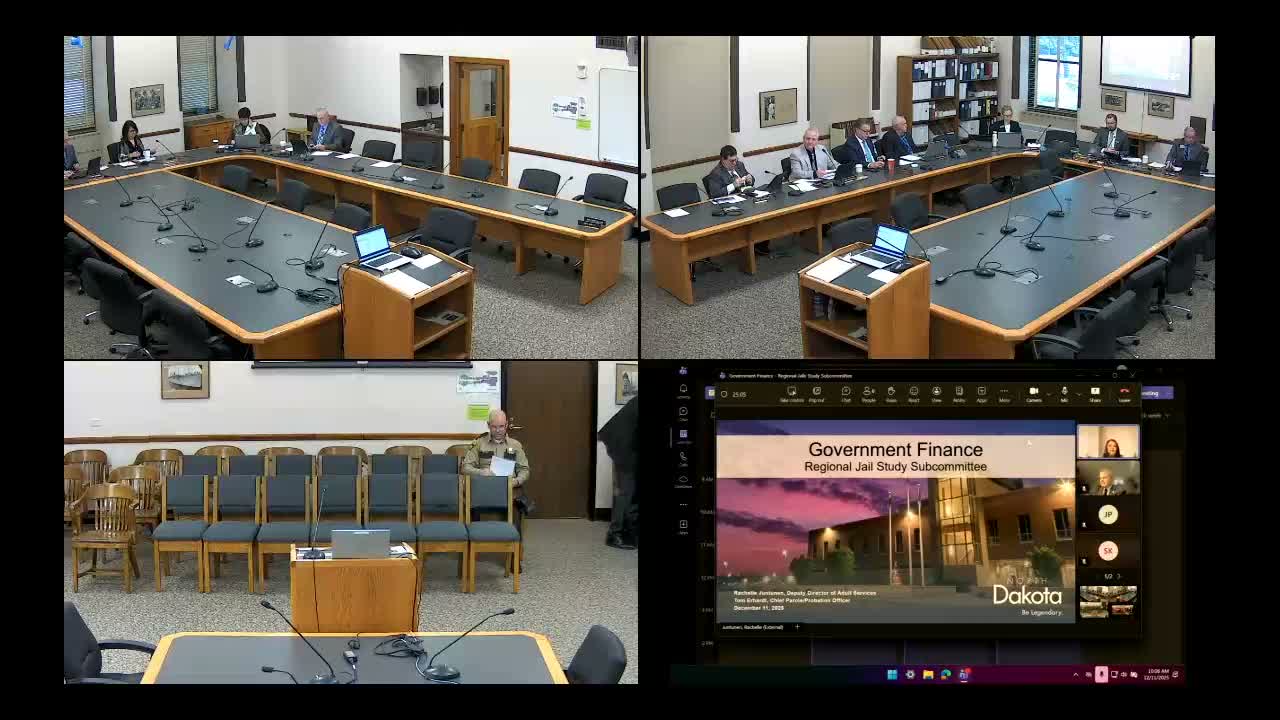 CitizenPortal.ai - ND corrections officials tell subcommittee state ...