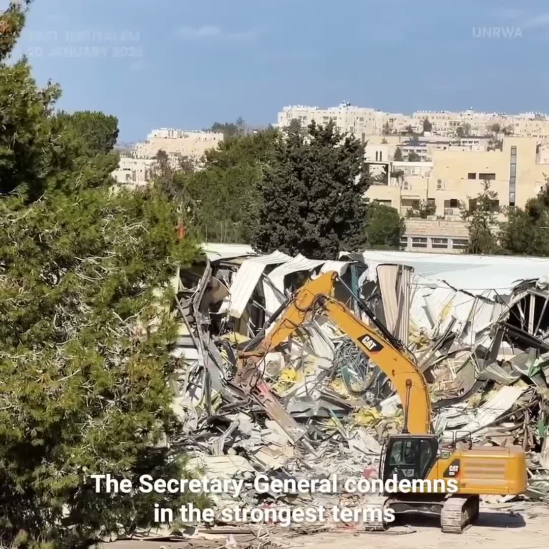 CitizenPortal.ai - U.N. secretary-general condemns demolition of UNRWA ...