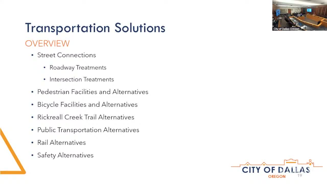 Committee reviews draft transportation solutions: street connections ...