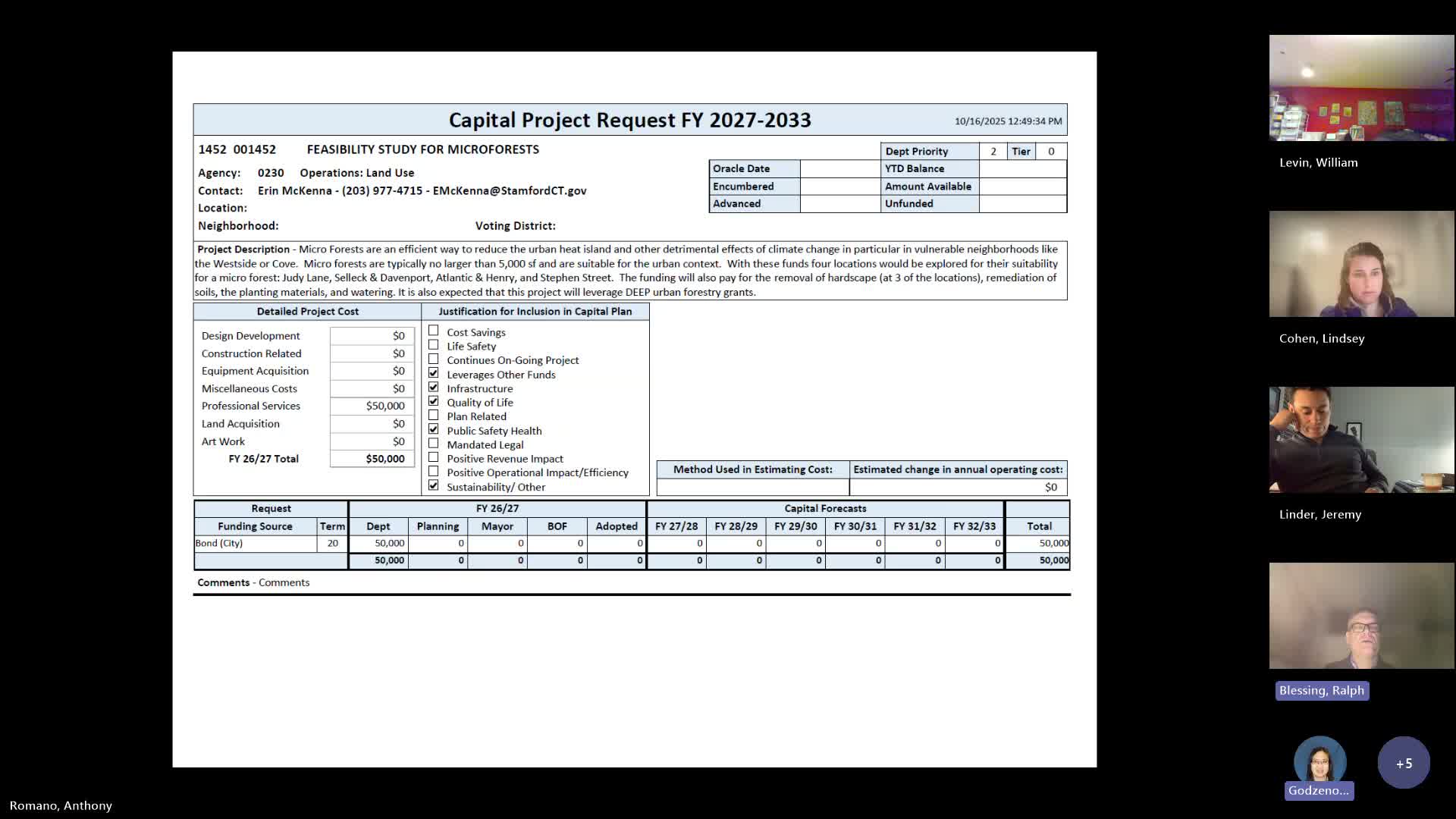 CitizenPortal.ai - Land-use bureau proposes micro-forest feasibility ...