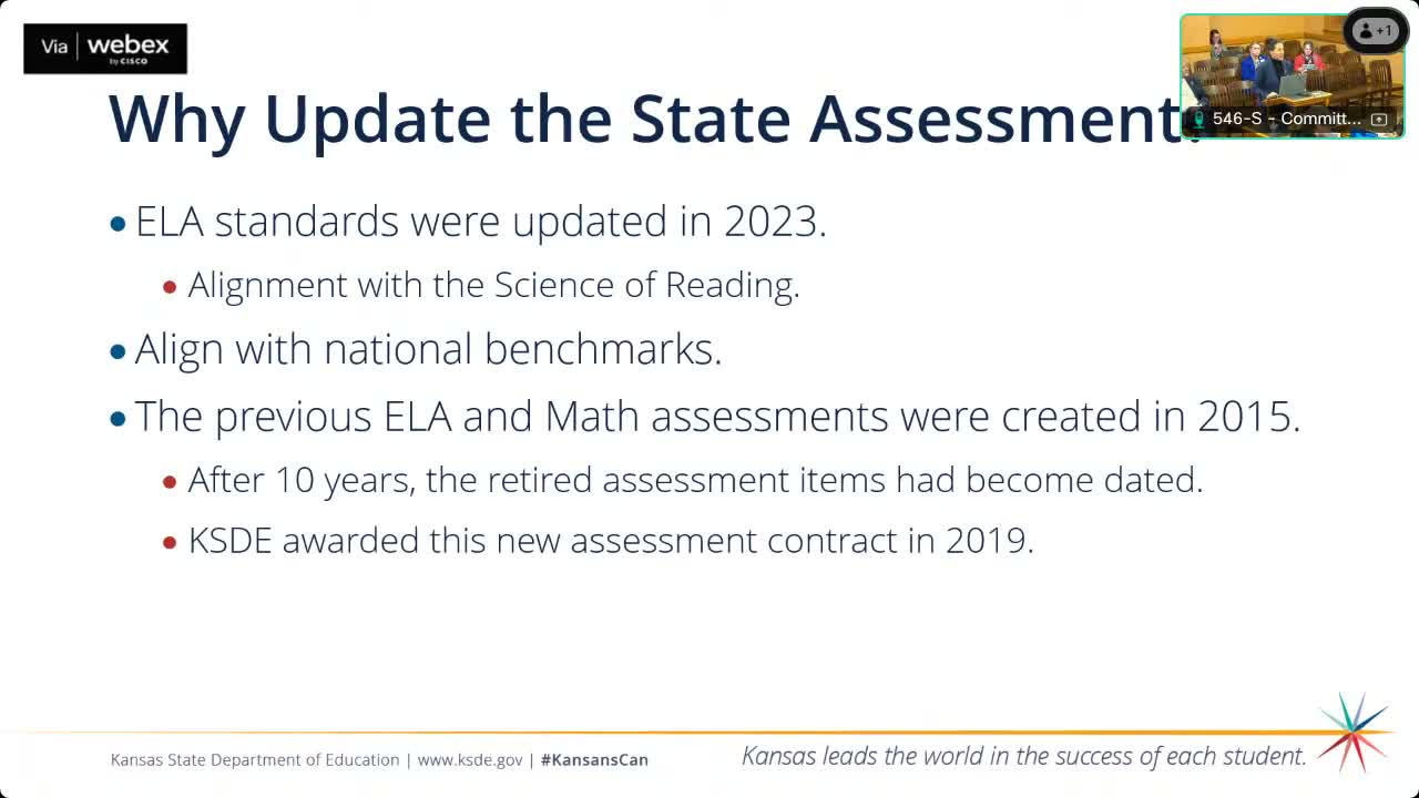 KSDE defends new 2025 cut scores and concordance table as alignment ...