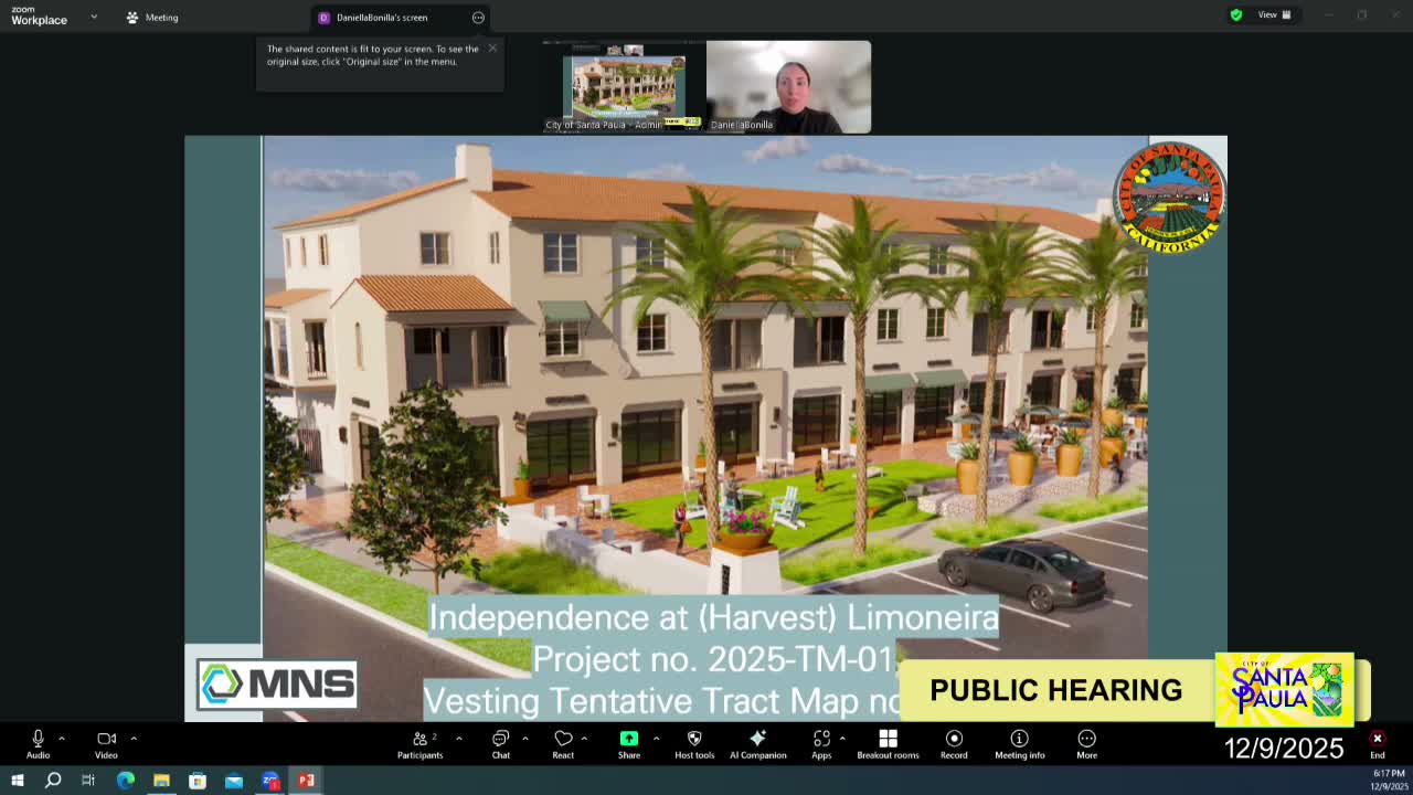 Santa Paula planning panel backs 298-unit Vesting Tentative Tract Map ...