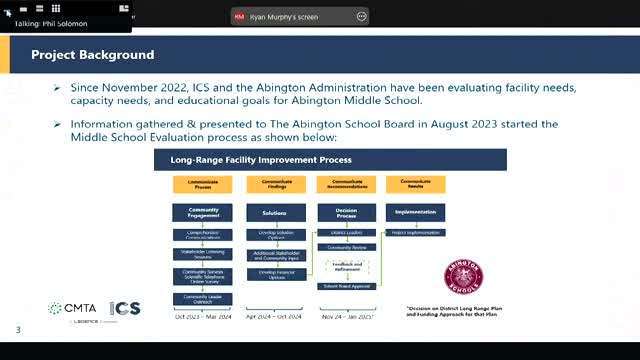 Abington SD presents schematic design and timeline for new middle ...