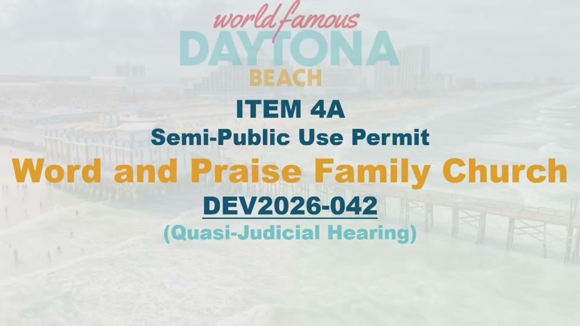 Planning board recommends permit to formalize Word and Praise Family ...